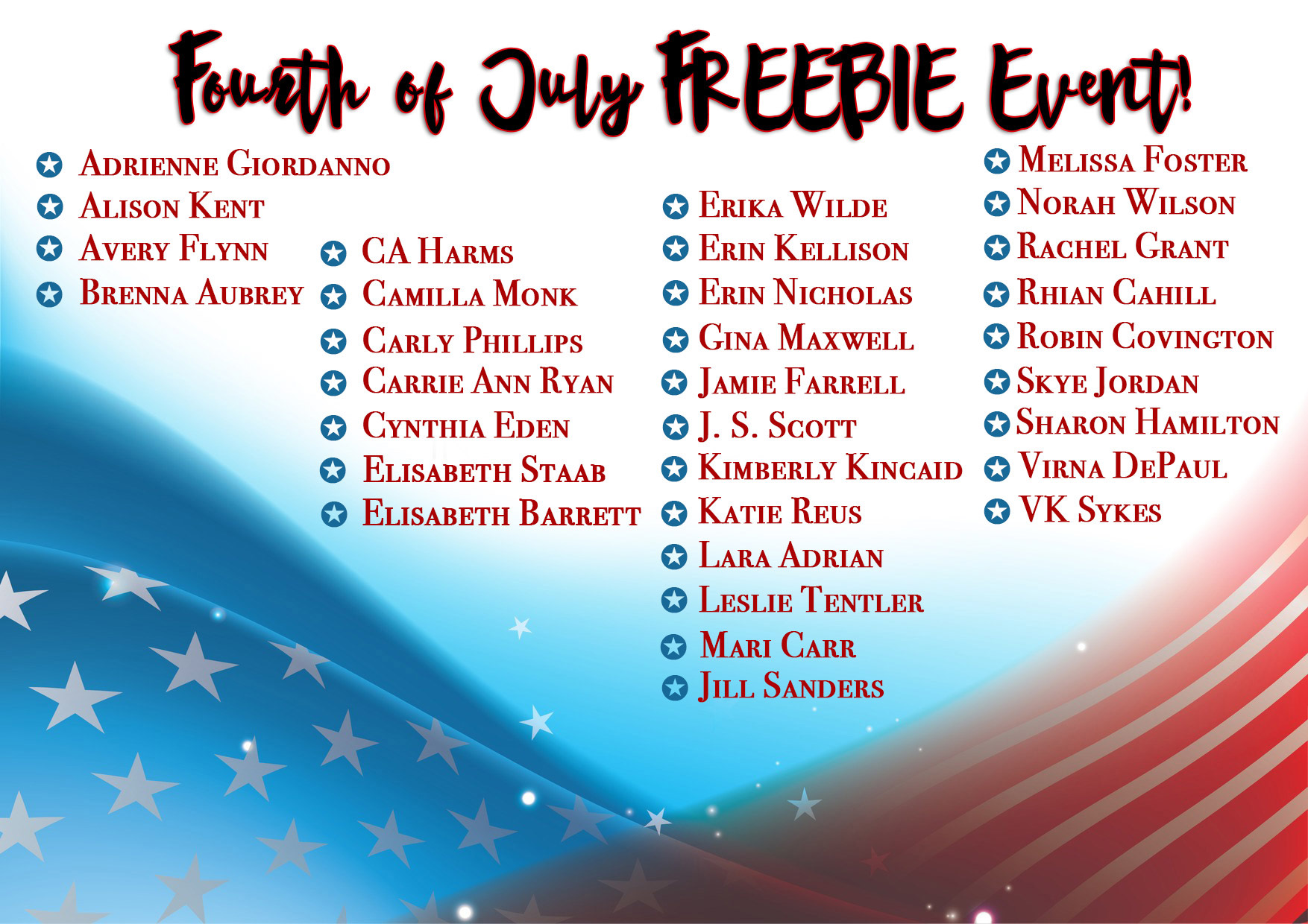 Fourth of July Freebies! | Erin Kellison